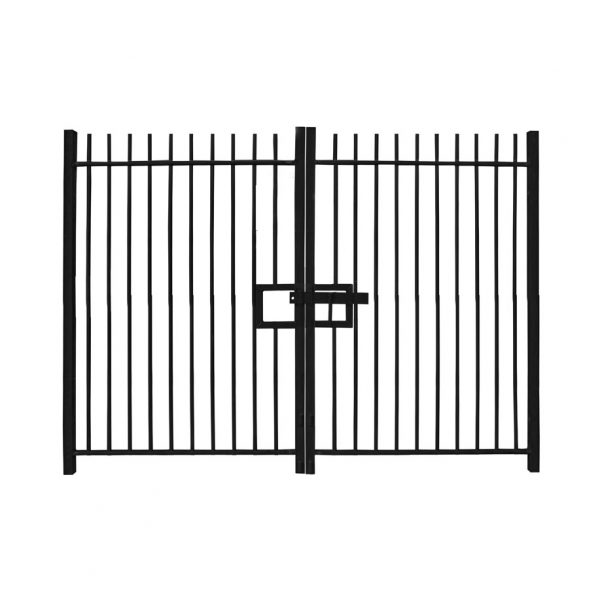 2.4m high Double Leaf Standard Vertical Bar Railing Gate – AdFabs ...