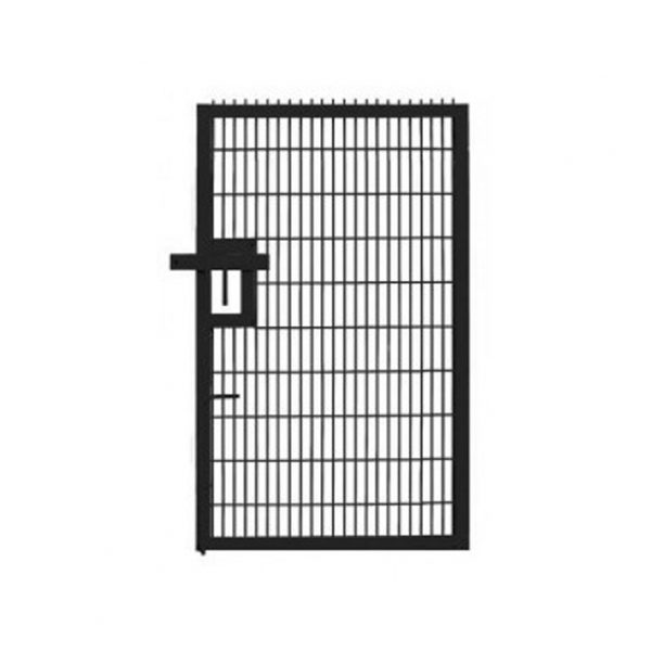 Single Leaf Twin Wire Mesh Pedestrian Gate 1.8 Heightx width 1.2m ...
